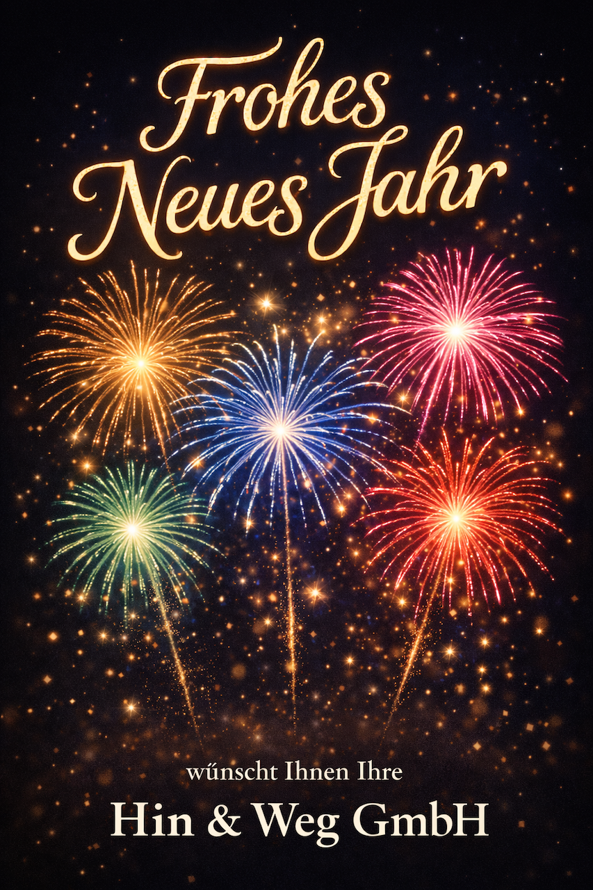 Frohes neues Jahr 2026! – Hin und Weg GmbH